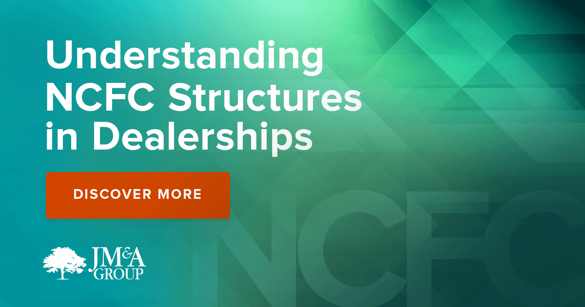 Diversifying Dealership Income with NCFC (Non-controlled Foreign ...